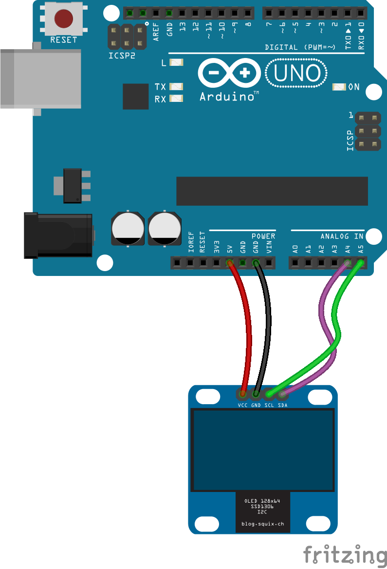 Arduino e SSH1106 Display oled 1.3 pollici | danielealberti.it