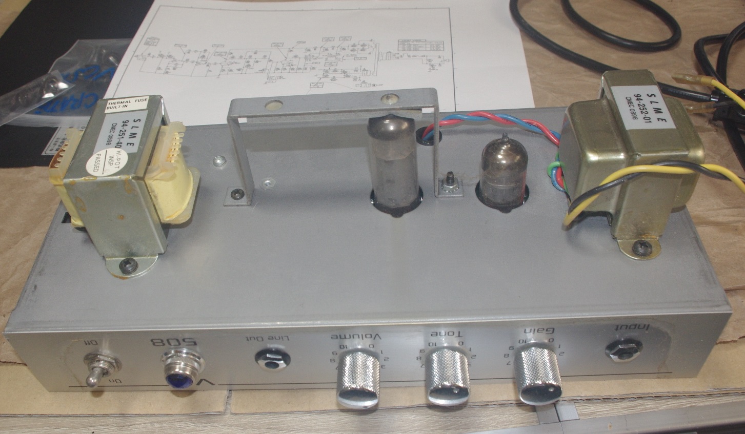 ギターアンプの修理屋さんです by GAMPS: Crate VC508 single ended guitar amp