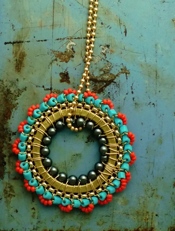 Octavia Bloom's Wire Work Medallions / The Beading Gem