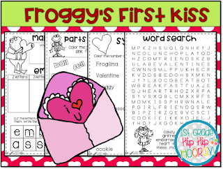 1st Grade Hip Hip Hooray!: Froggy's First Kiss Craft and Activities