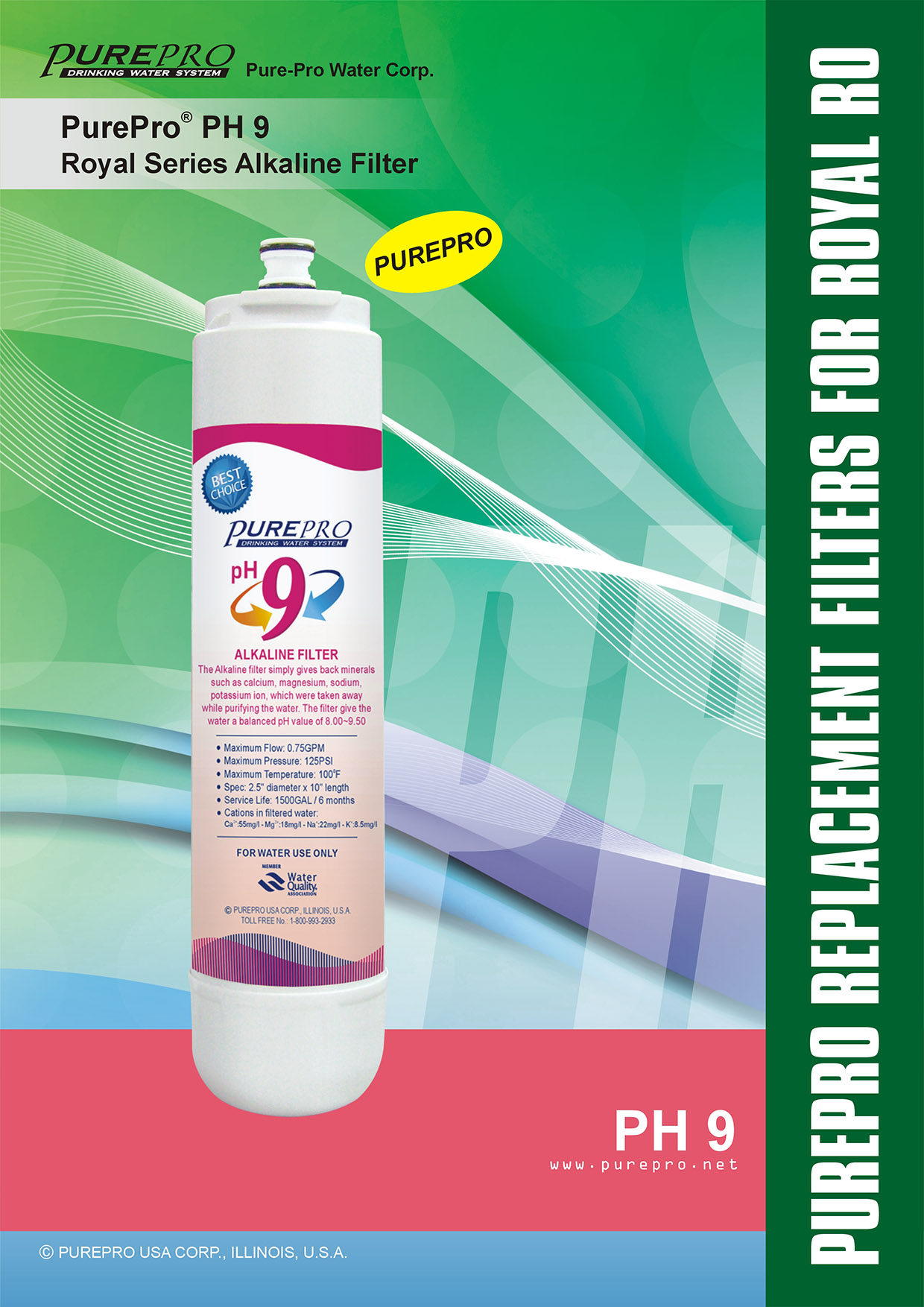 PurePro® M1 Alkaline Water Filtration System - Bring the Mountain to You