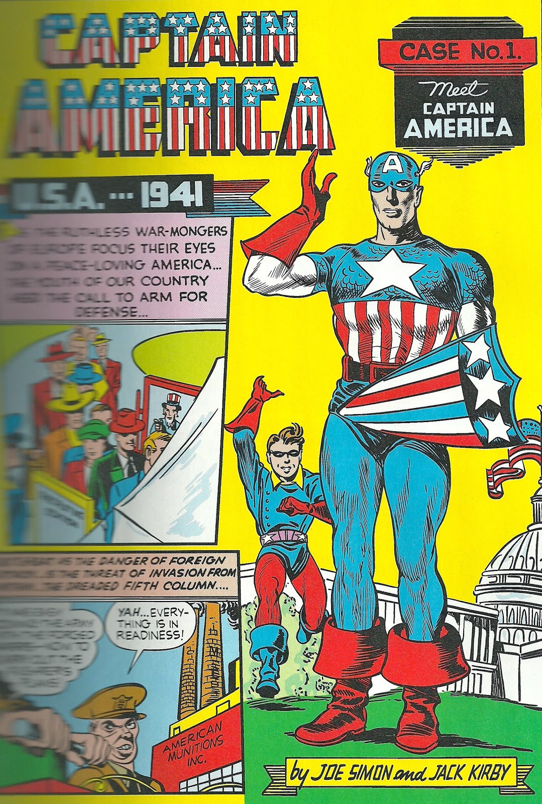 The Comic Book Historian: Captain America Comics No. 1