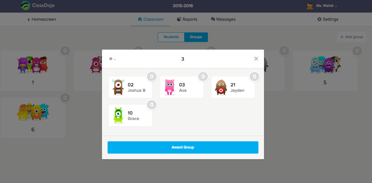 Upper Grades Are Awesome: Class Dojo - GROUPS!
