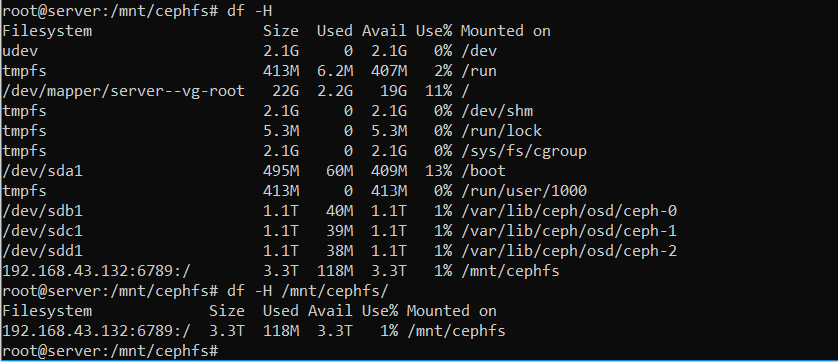 Ceph Single Node Setup Ubuntu