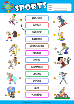 English FdlR: Sports vocabulary