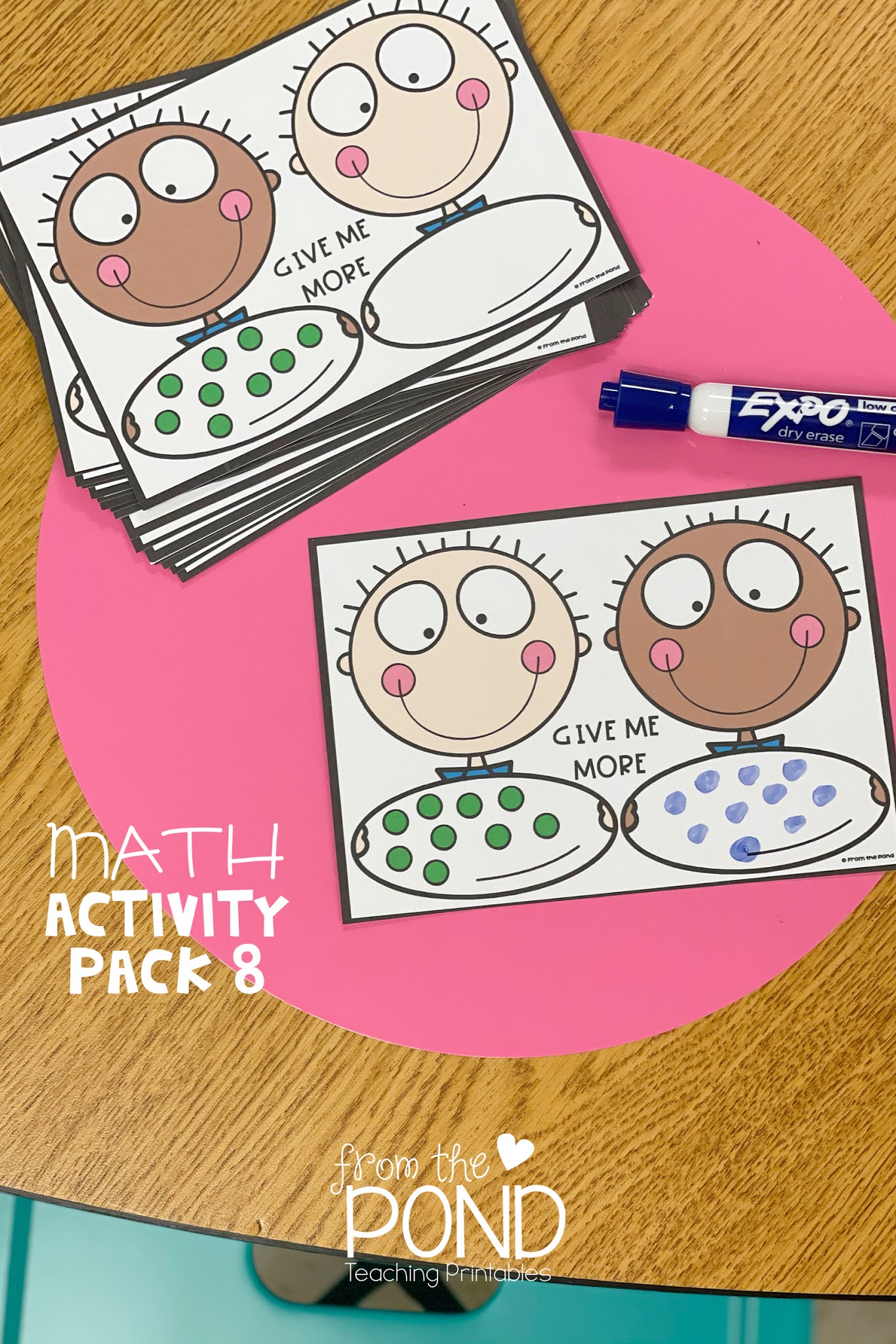 Comparing Quantities - Kindergarten Math Centers | From the Pond