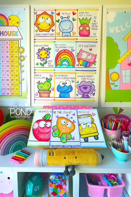 Classroom Posters for Kindergarten and First Grade | From the Pond