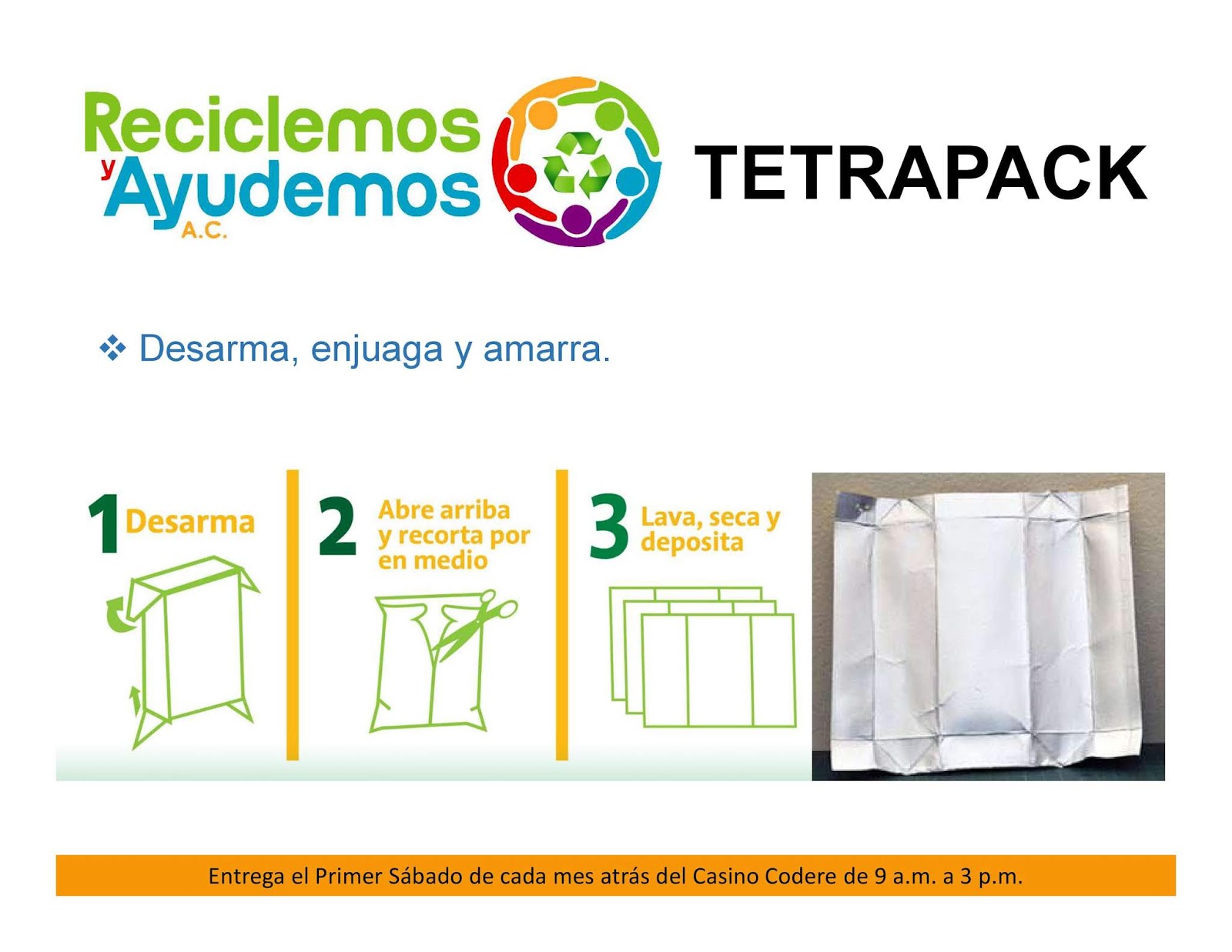 Reciclemos y Ayudemos A.C. : Lo que SÍ recibimos: