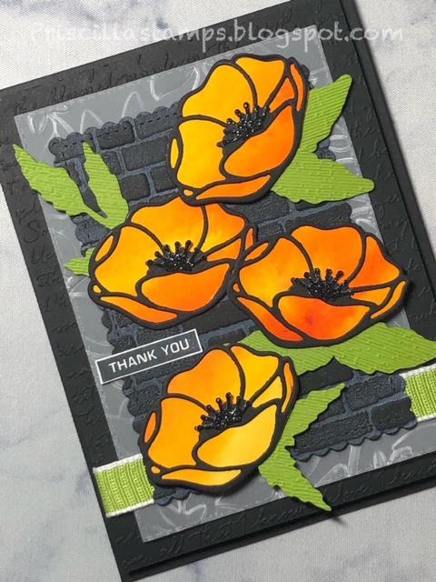 Priscilla's Papercrafts: California Poppies