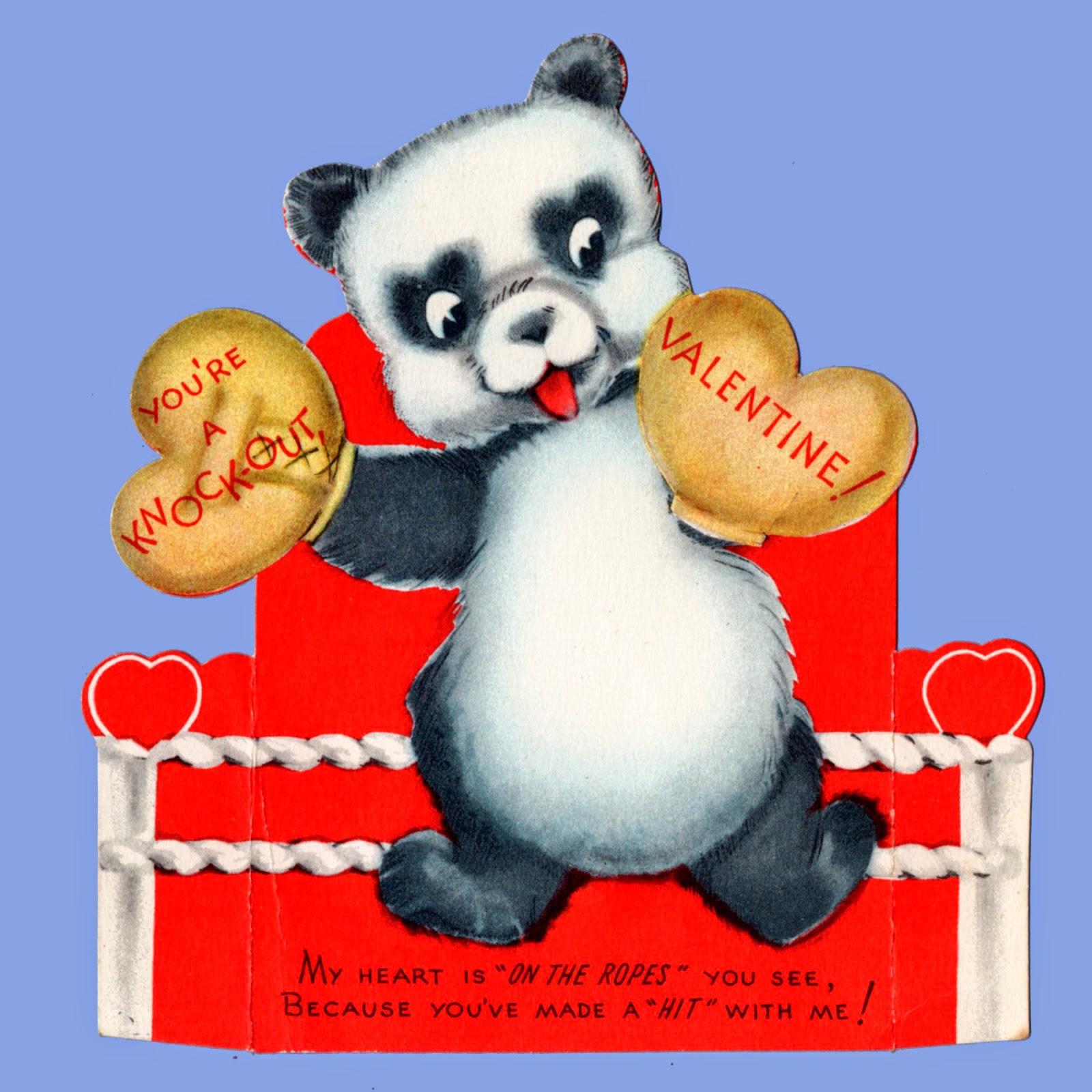Vintage Valentine Museum: Sports - Boxing Themes on Vintage Valentines