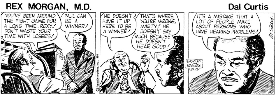 In Search of Rex Morgan, MD: 1980 Comic Strips: A Summary
