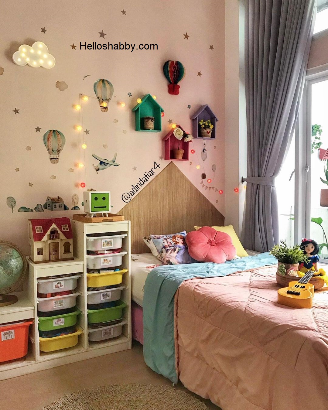 6 Tips Cara Menata Kamar Tidur Anak dengan Ruangan Sempit ~ HelloShabby ...