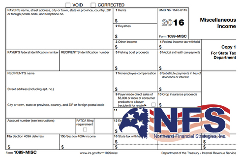 IRS Sets Rules for 1099’s | Northeast Financial Strategies, Inc.