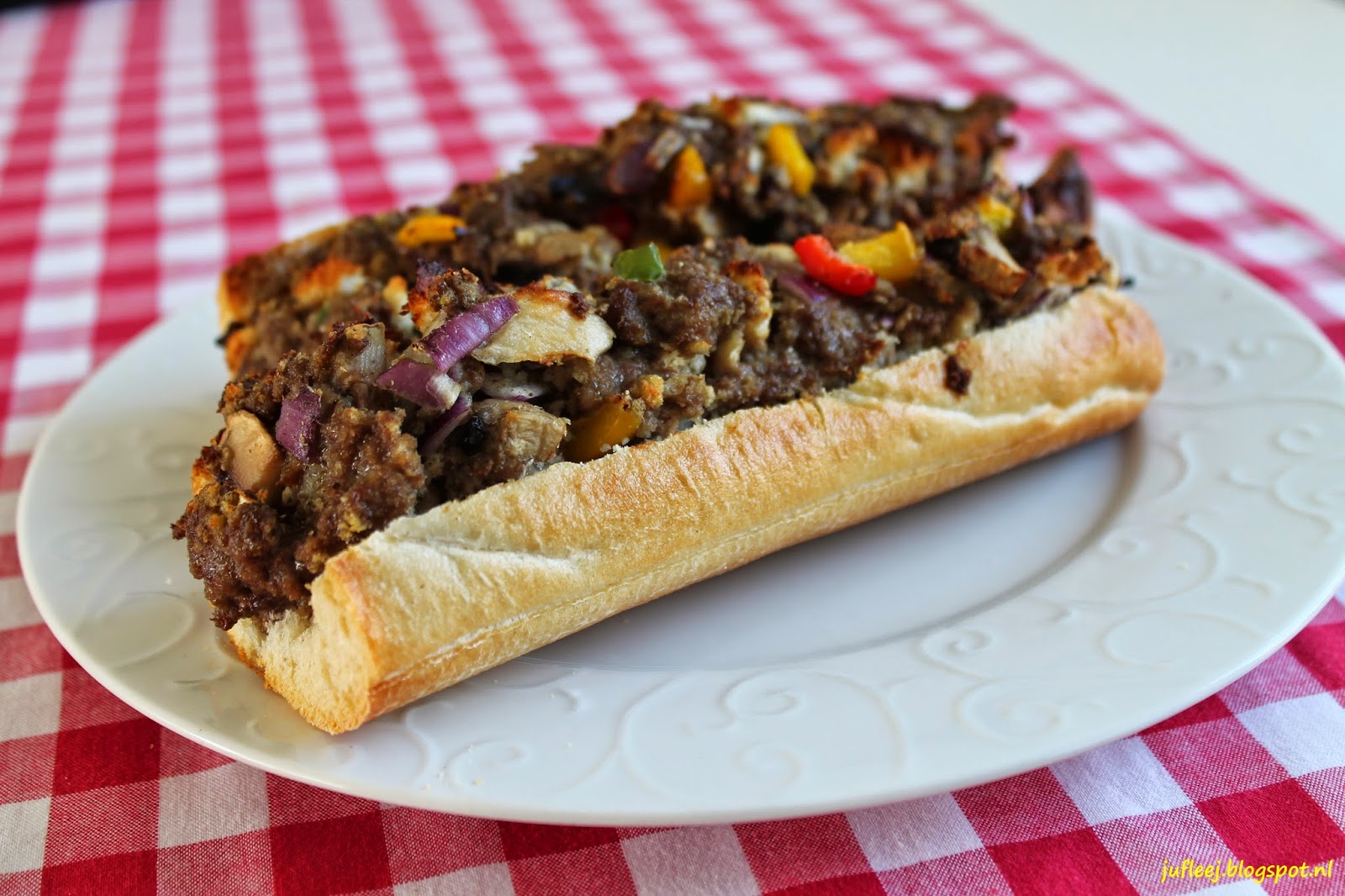 Juf Leej: Recept van de week: Gevuld stokbrood