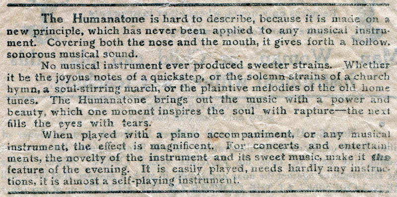 noseflute.org: Humanatone : a very early user manual