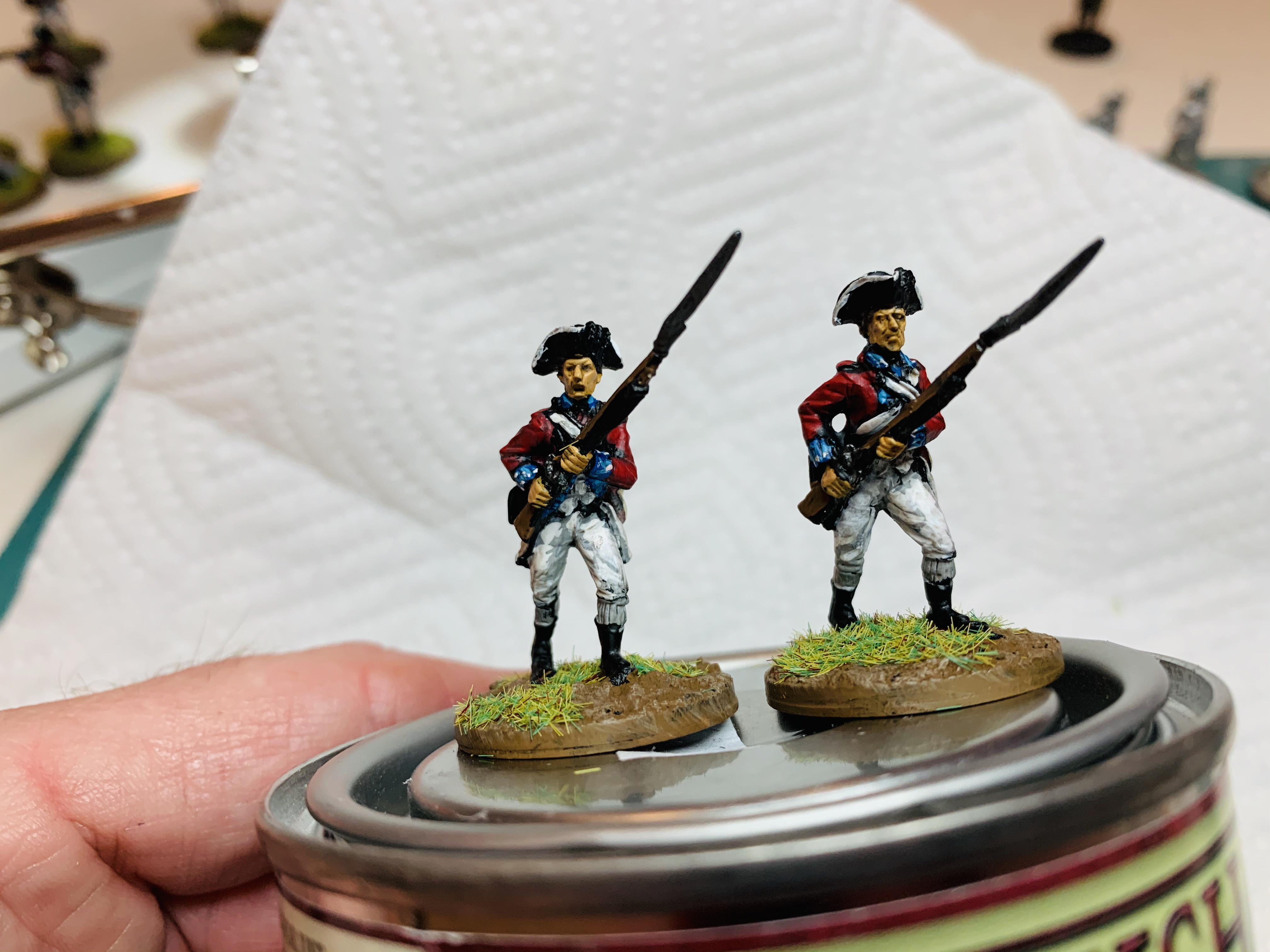 A Terrible Loss of Lead and Wealth : First AWI Miniatures