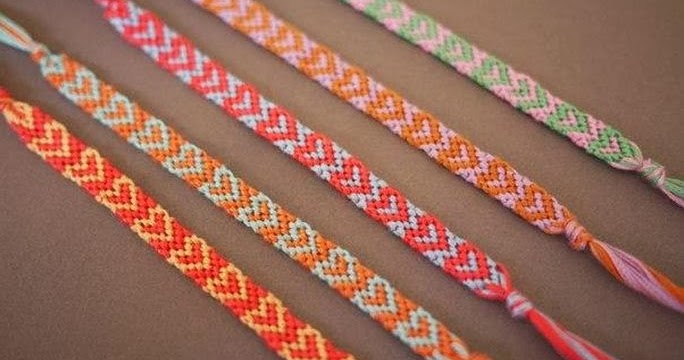 DIY Heart Pattern Bracelet - The Idea King