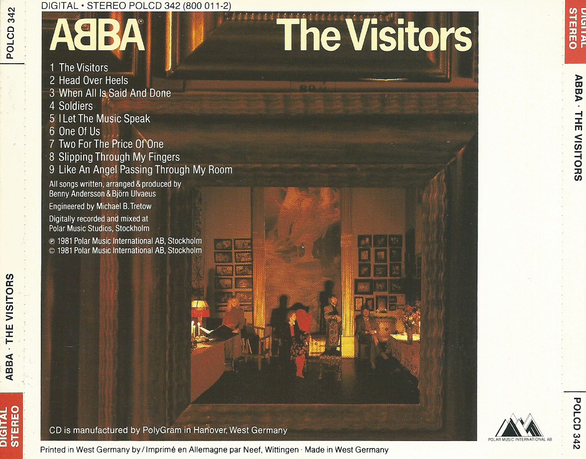 The First Pressing CD Collection: ABBA - The Visitors