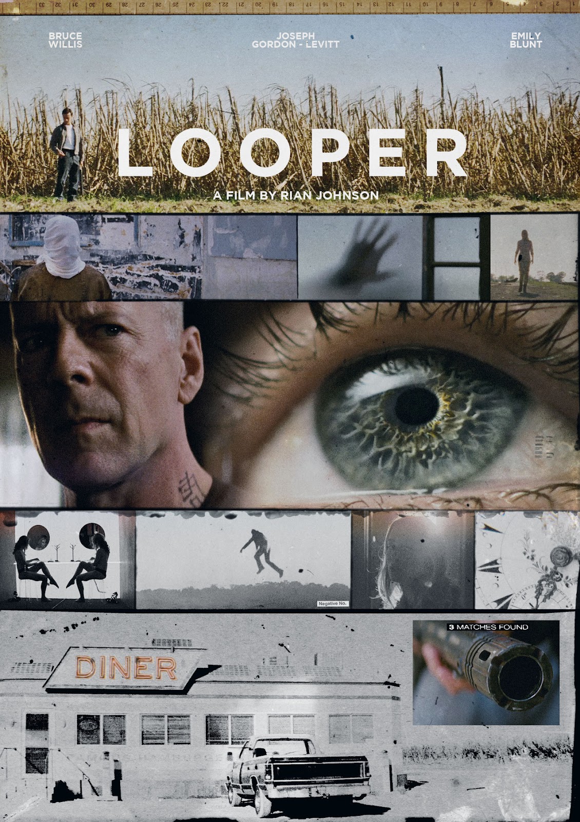 The Geeky Nerfherder: Movie Poster Art: Looper (2012)