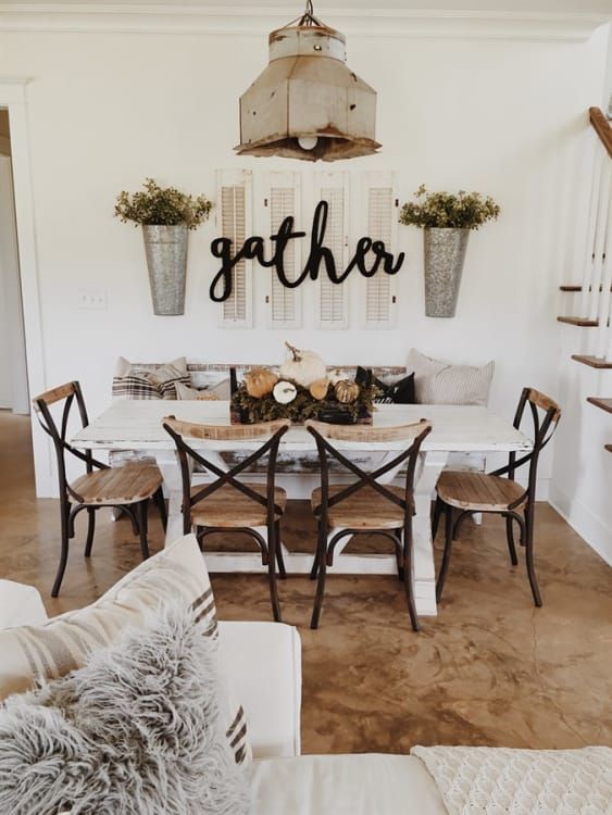 Adorable Dining Room Gather Sign Wall Art Decor Ideas / Home Decor ...