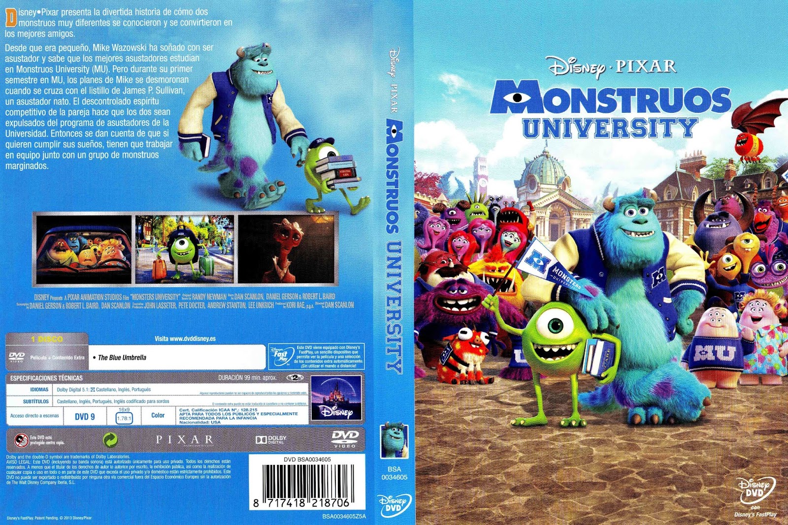 TÓMBOLA DISNEY: Monstruos University