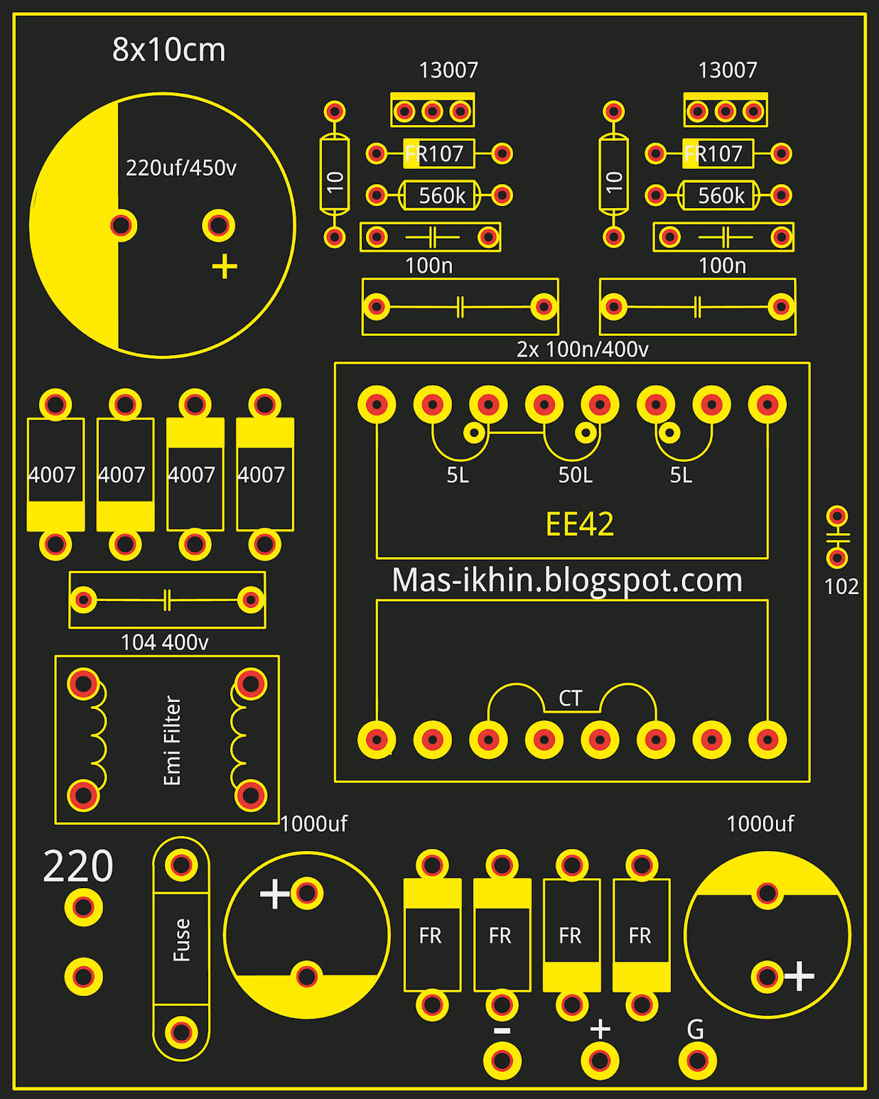 Layout SMPS Transistor 1300x - Mas ikhin Web'Blogs
