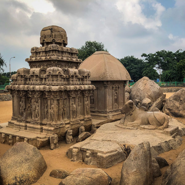 Panch Ratha at Mahabalipuram - A connection to Mahabharatha?