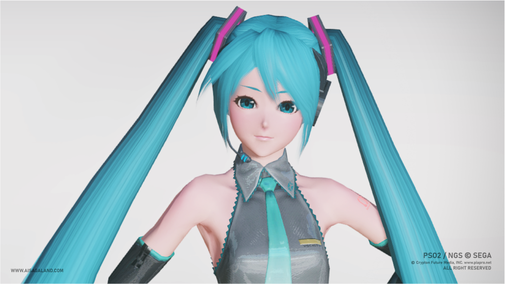 PSO2 NGS Character Creation - Hatsune Miku - Aisaga Land