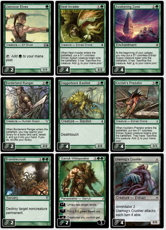 Magic the Gathering Adventures: [Modern] Eldrazi Spawn and Urza Lands