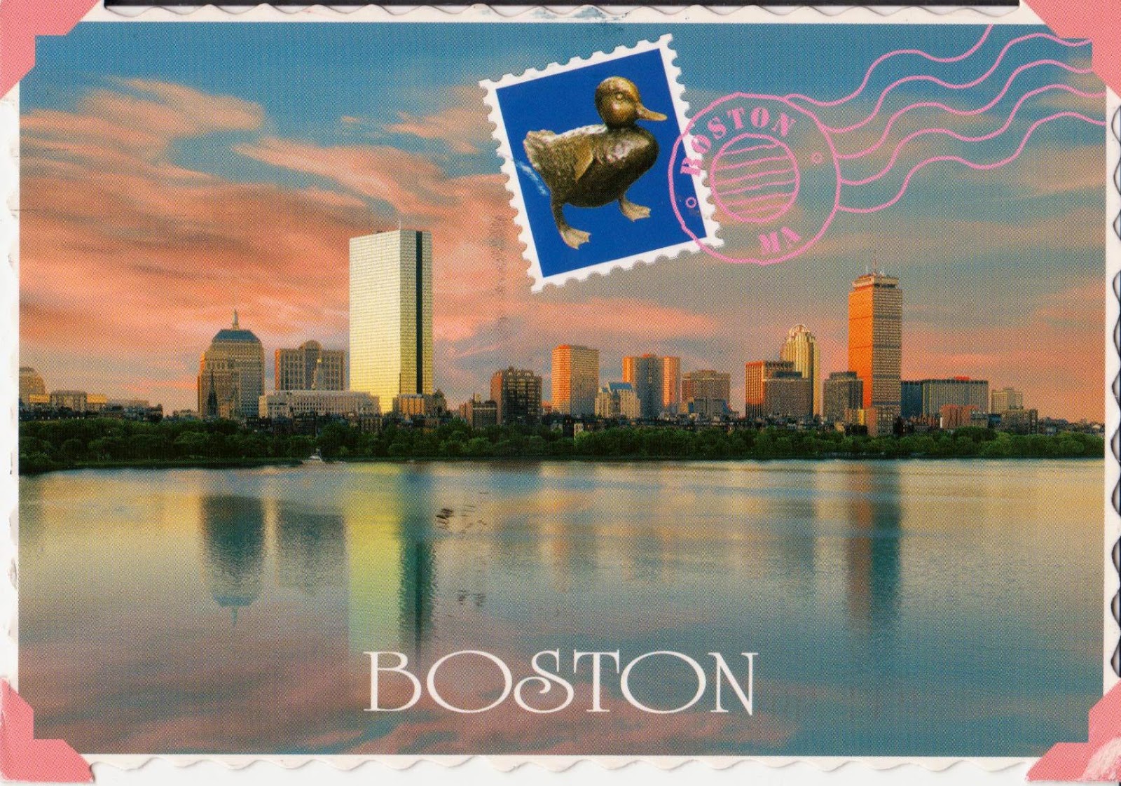 Janne's Postcards.: #90 Boston, Massachusetts, USA
