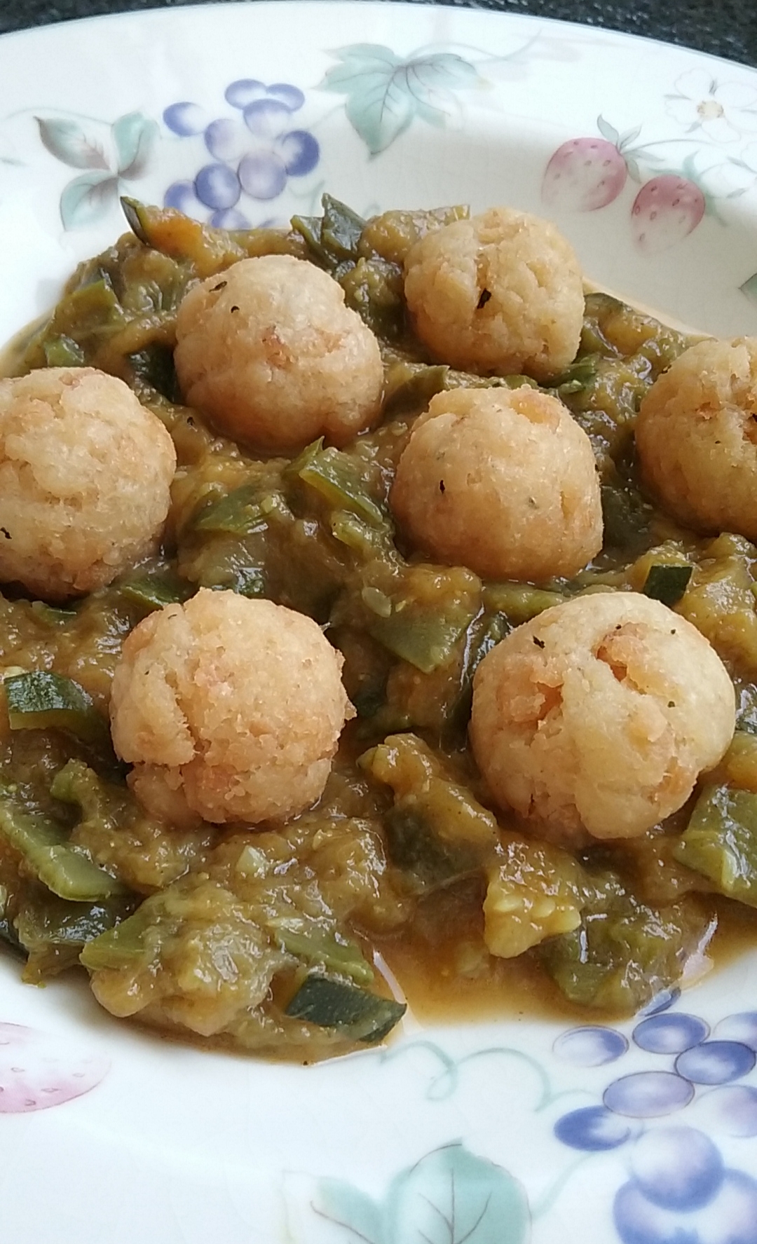 Mis recetas PKU: VERDURAS A LA MORUNA