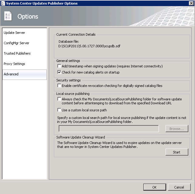 Henk's blog: Moving the SCUP database after installation