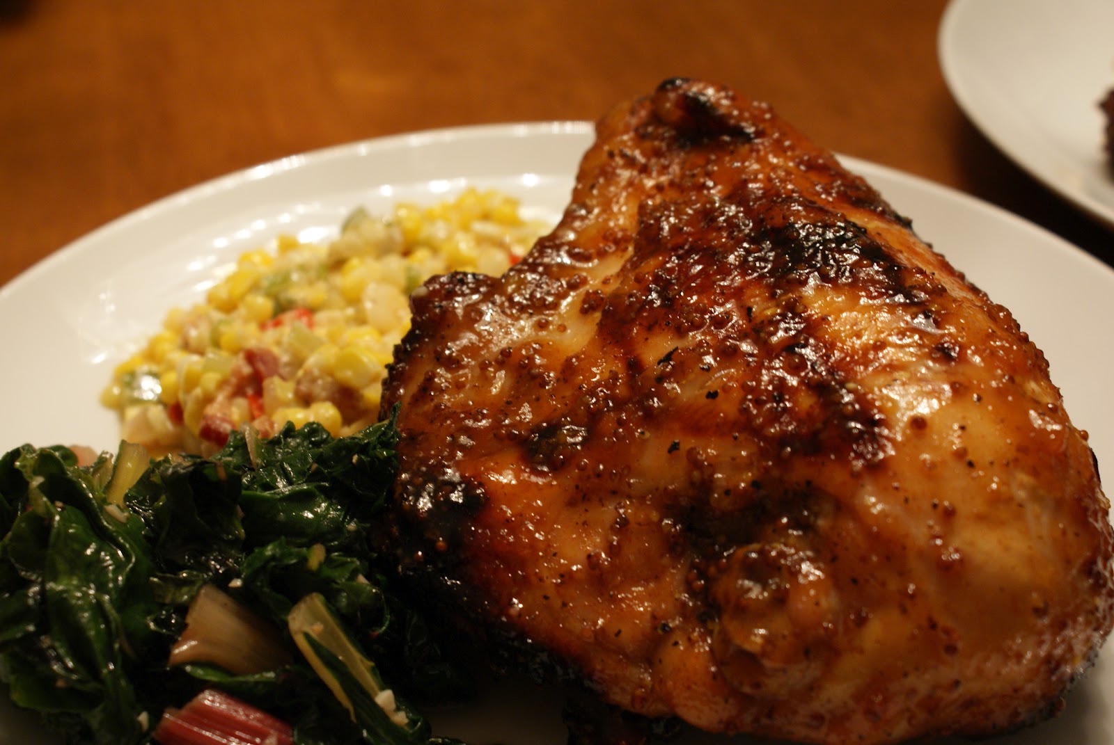 37 Cooks: SYM Spicy Glazed Chicken and SYM Maque Choux by Wooux