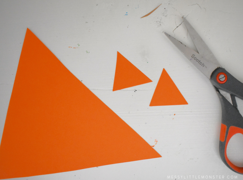 2D Shape Animal Crafts - Forest Animal Crafts; Fox, Bear and Raccoon ...