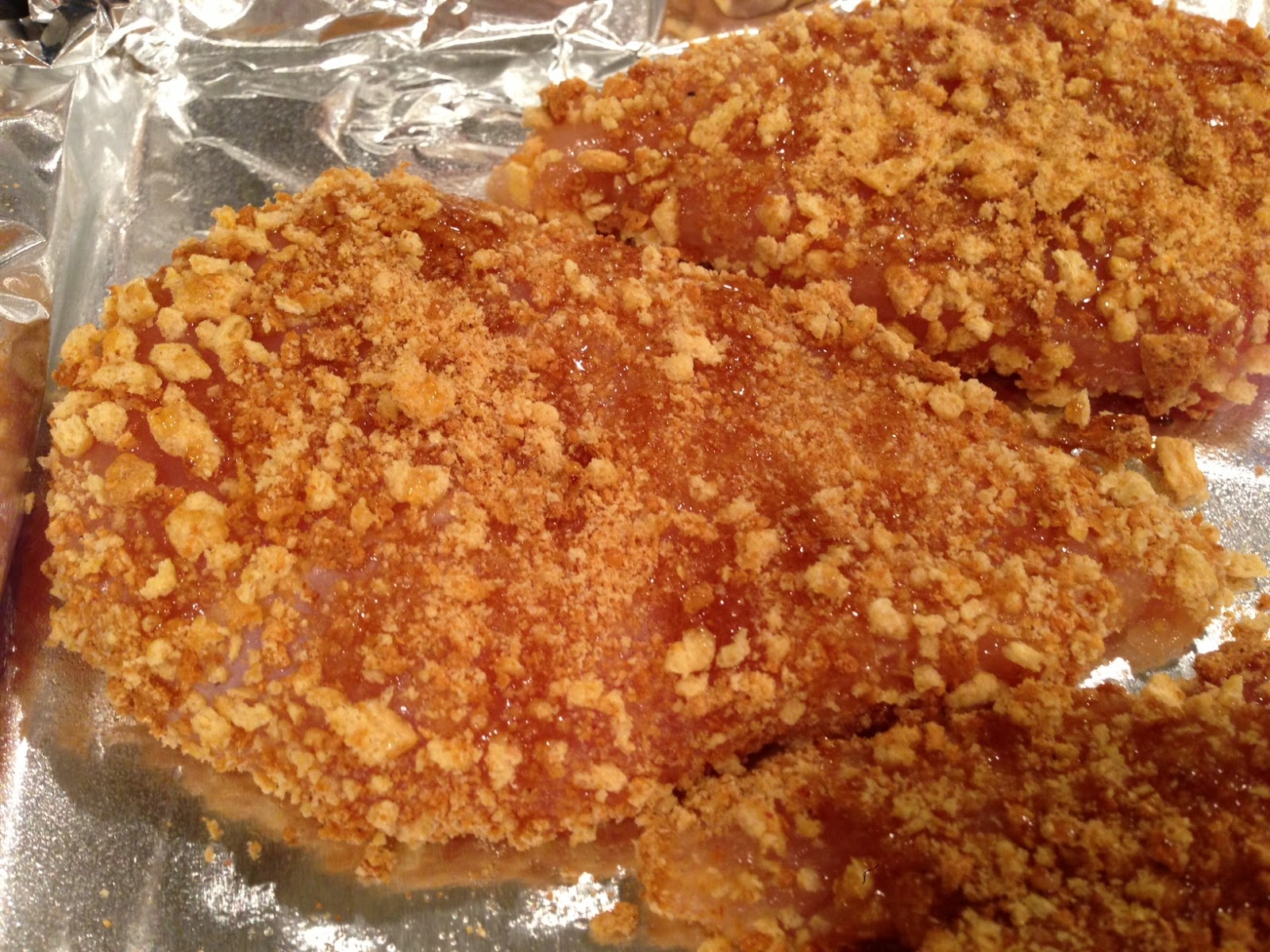 Dinner in Gym Clothes: Oven Baked "Cookie" Chicken