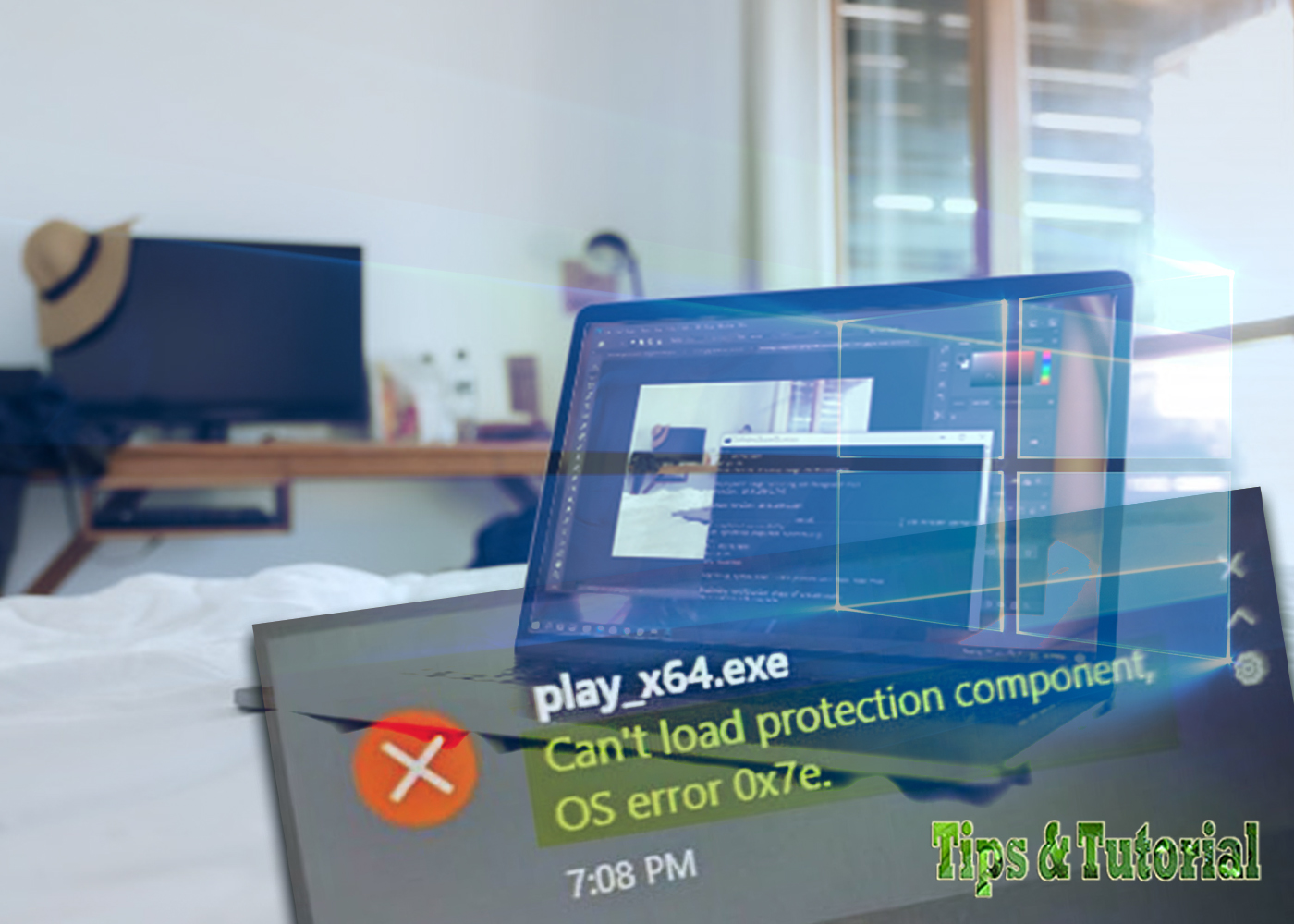 Memperbaiki Error Can’t load protection component, OS error 0x7e di ...