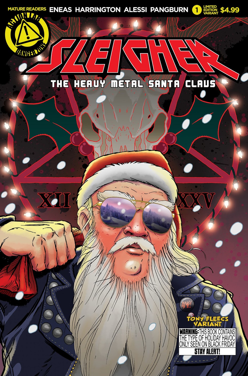 Review - Sleigher: The Heavy Metal Santa Claus #1 (@ActionLabDanger)