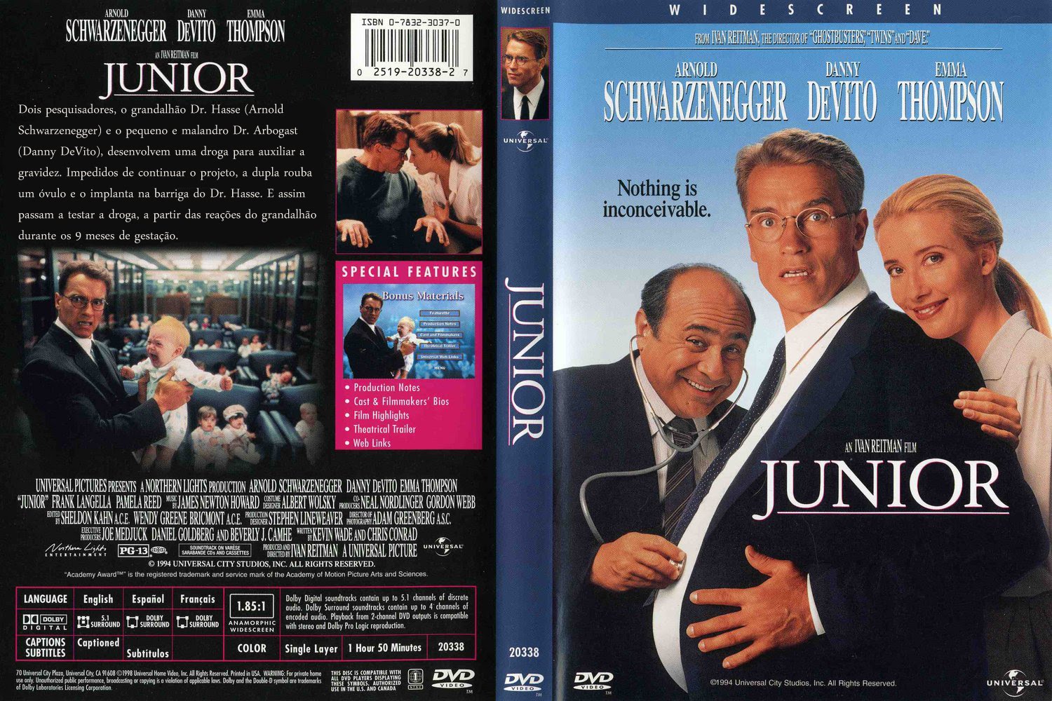 CAPAS DE FILME DE COMÉDIA: Junior