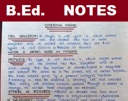 B.Ed 1st & 2nd Year handwriting Notes