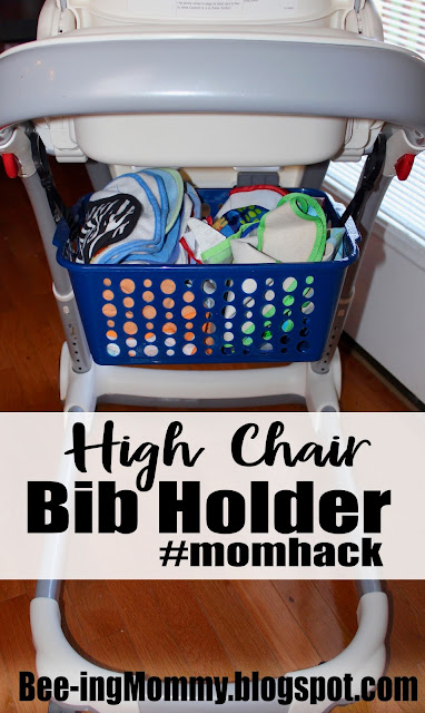 Mom Hack: High Chair Baby Bib Holder