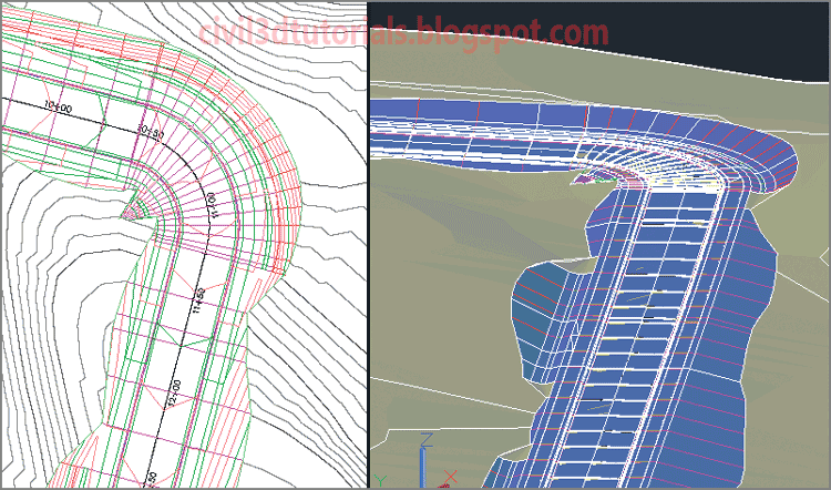 Using the Drawing Area - AutoCAD Civil 3D Tutorials