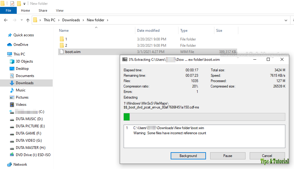 Cara Membuka File WIM di Windows 10/11 - Mastertipsorialindo