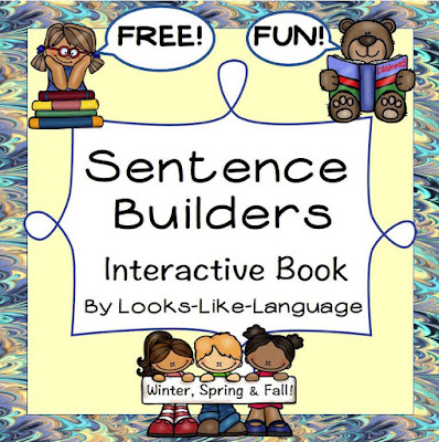 Classroom Freebies Too: Interactive Sentence Book Freebie by Looks-Like ...