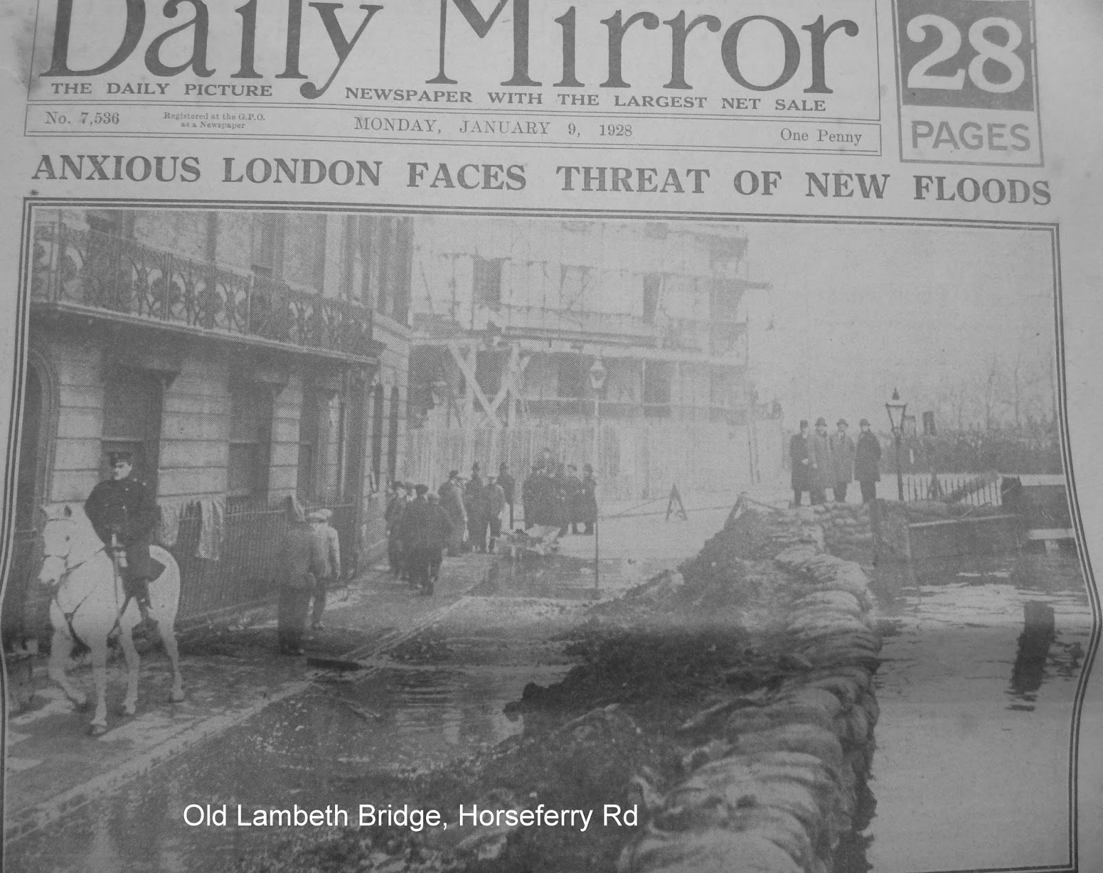 1928 Thames flood - Alchetron, The Free Social Encyclopedia
