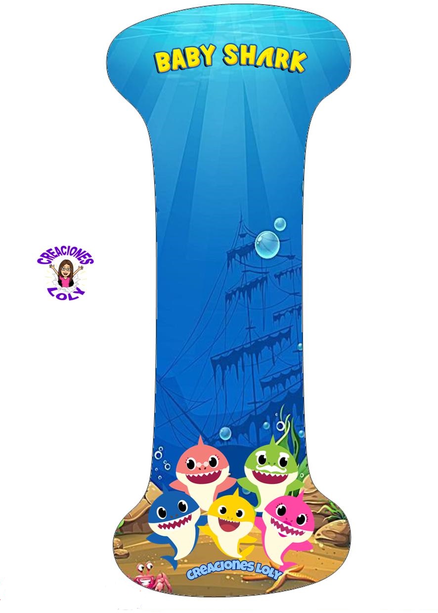 Creaciones Loly: Abecedario Baby Shark