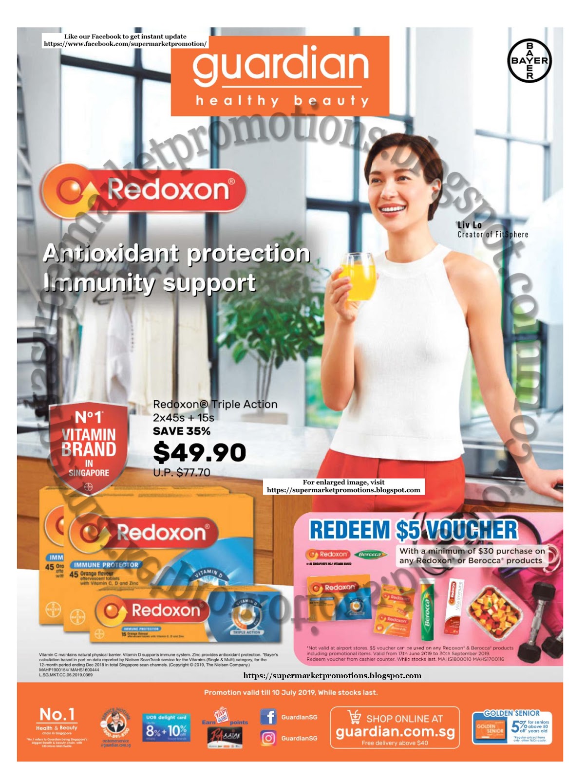 Guardian Redoxon Redeem Voucher Promotion 20 June 2019 ~ Supermarket ...