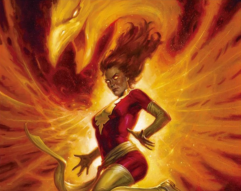 The Geeky Nerfherder: #ArtOfTheDay: 'Dark Phoenix: Fire Rising' by EM Gist