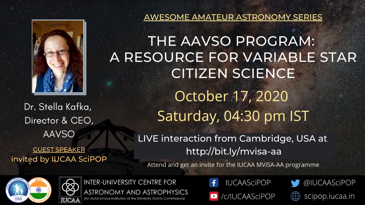 IUCAA Astronomy Outreach 2nd talk in the Awesome Amateur Astronomy ...