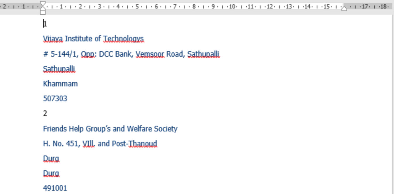 Copa Guide Advance Table Features In Ms Word Hindi Notes
