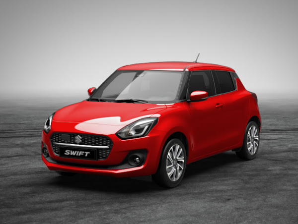 Suzuki Swift 5 Restylée (2020 à 2023) - Couleurs, code peinture